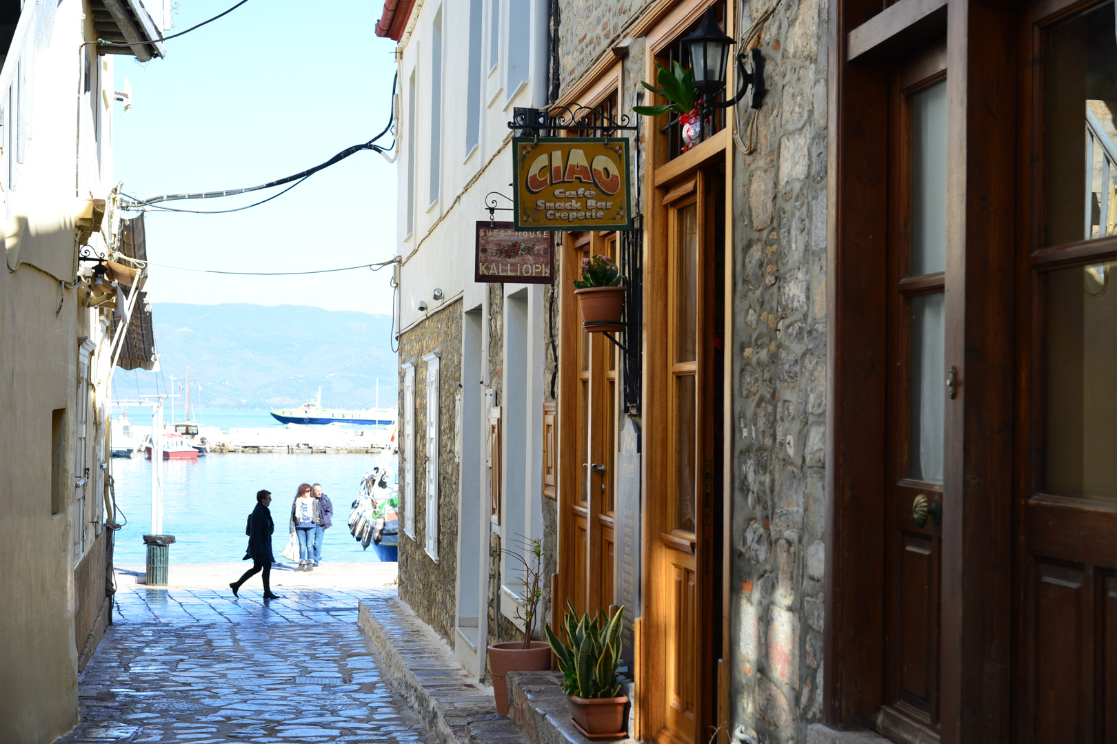 Hydra stone made house with Panoramic sea view - See Greece